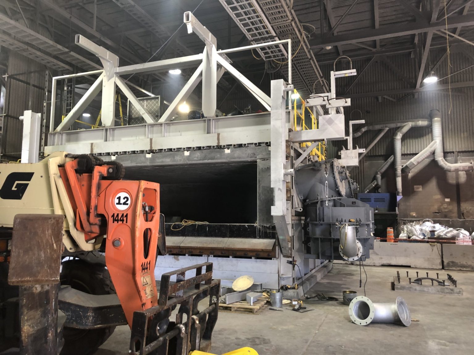 Solid Progress on the New Remelt Furnace at Laterrière Works — The Ingot