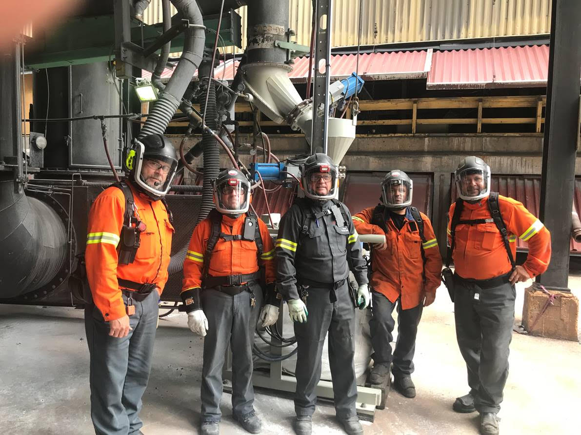 Inclined Seal Pots Installed at Grande-Baie Works — The Ingot
