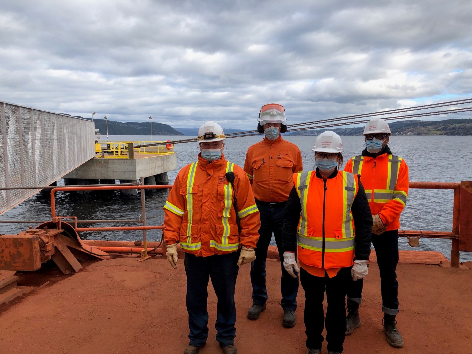 First Ship Docks on the New Dolphin at La Baie Port Facilities — The Ingot